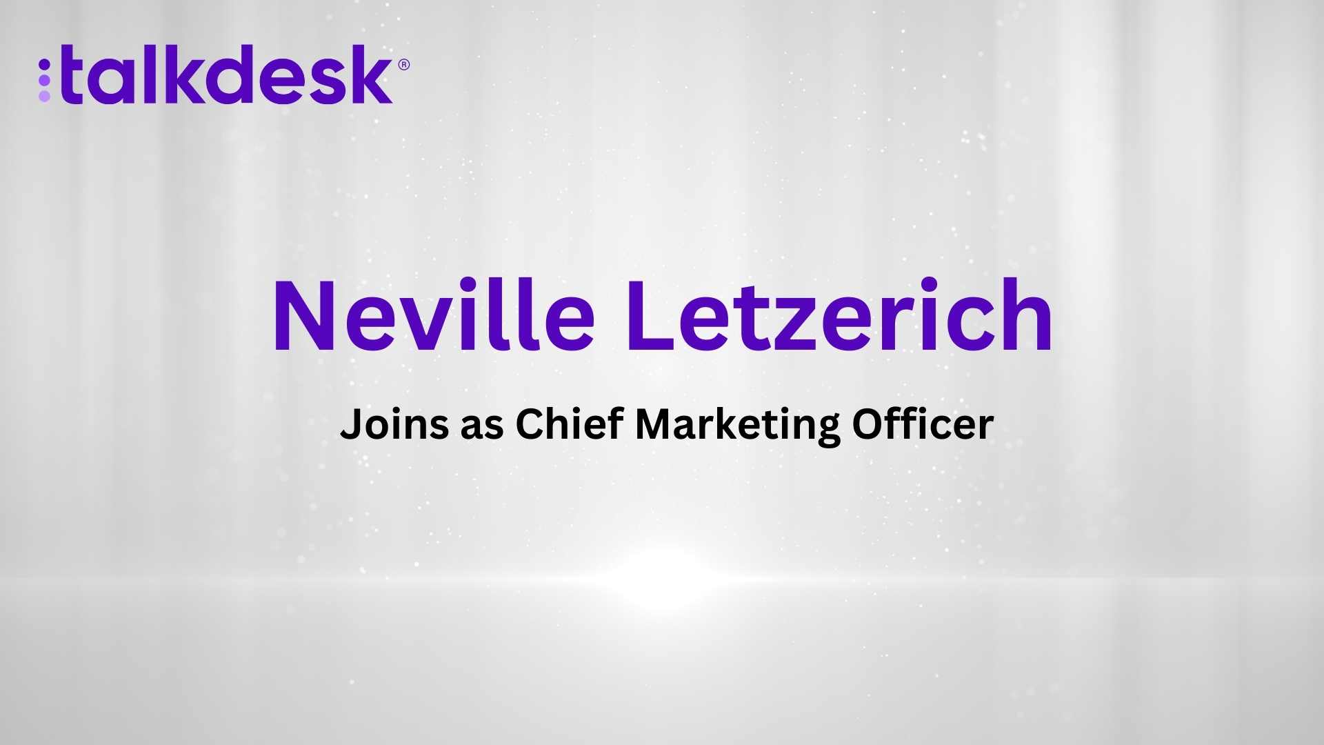 Neville Letzerich Joins Talkdesk as Chief Marketing Officer | Martech ...