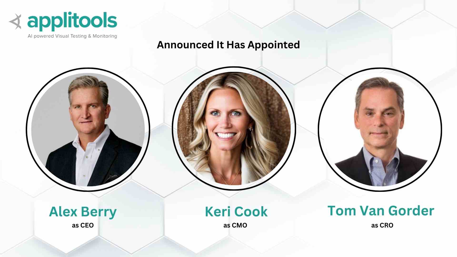 Applitools Appoints New Executive Team Members with Alex Berry as CEO ...