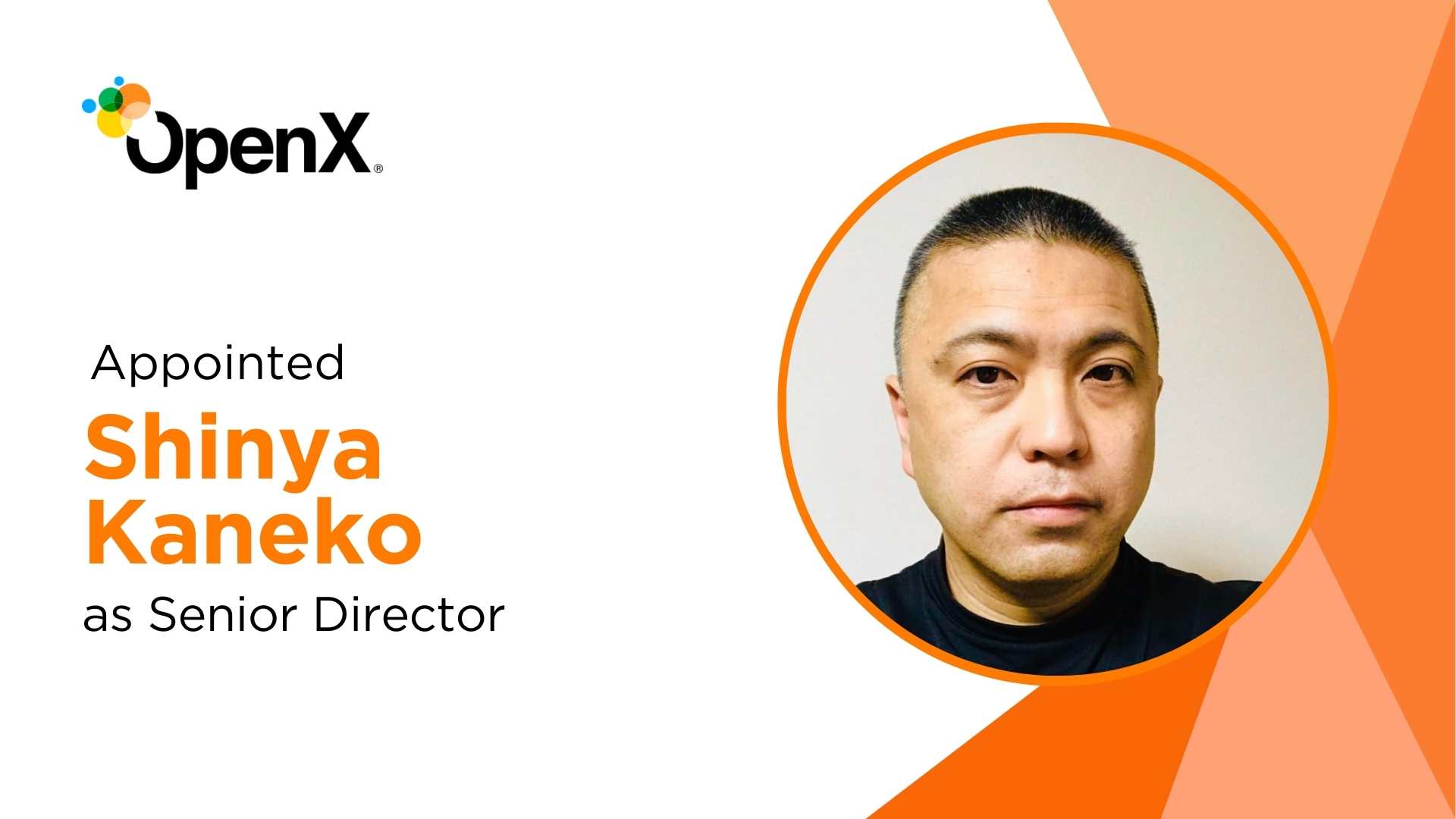 Shinya Kaneko Appointed as Senior Director, Buyer Development at OpenX Japan | Martech Edge ...